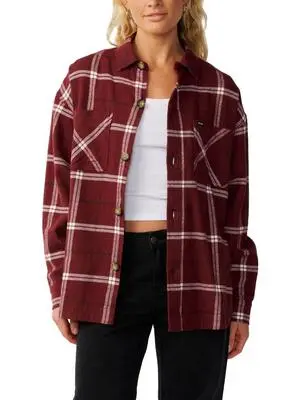 Rip Curl Venture Flannel Shirt - Dark Plum