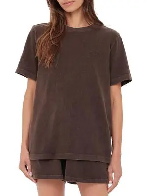The Upside Soho Eva Crewneck T-shirt - Brown