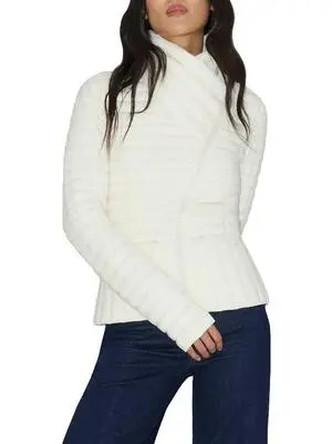 Soia & Kyo Brandy-u Recycled Nylon Puffer Jacket - Powder
