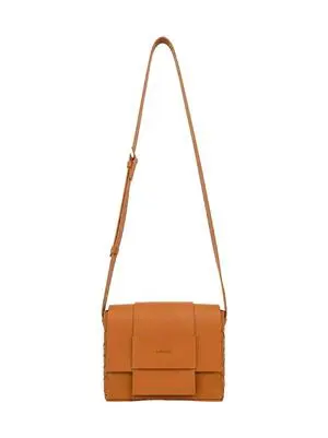 Écotorie Iris Leather Crossbody Bag Caramel