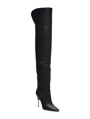 Valentino Garavani Deboot Over The Knee Boot - Black