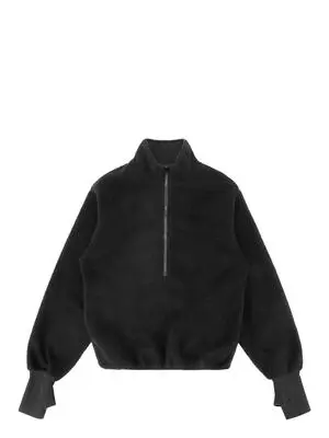 ENTIRE STUDIOS Zip-up Sweatshirt With Glove Cuff Detail - Nero