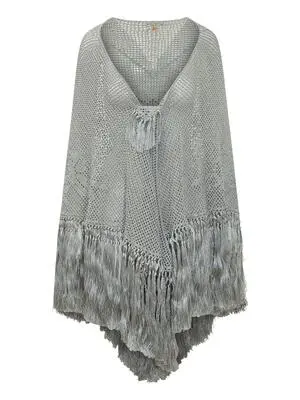 CHIARA IS Shawl Wrap Mantella - Silver