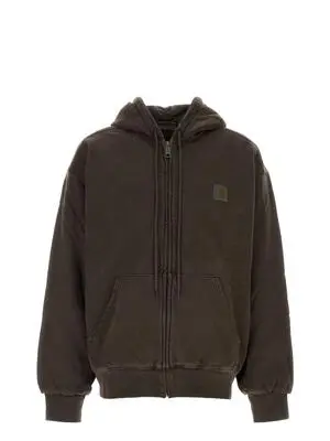 Carhartt Work In Progress Hooded Cotton Vista Jacket - Brown