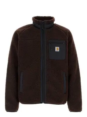 Carhartt Work In Progress Chocolate Pile Prentis Liner Sweatshirt Liner Jacket - Brown