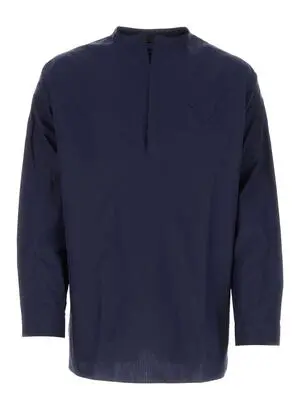 Prada Oversize Poplin Shirt For - Blue
