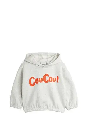 MINI RODINI Coucou Mini" Hooded Sweatshirt - Grey