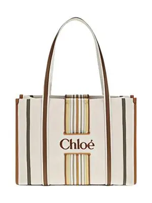 Chloé Chloé Woody Loop Shoulder Bag Purebrown