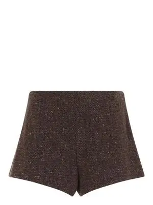 Ralph Lauren Slim Wool-cashmere Bermuda Shorts - Brown