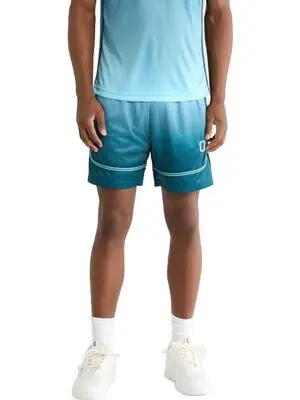 OVERTIME Ombré Mesh Shorts - Mint