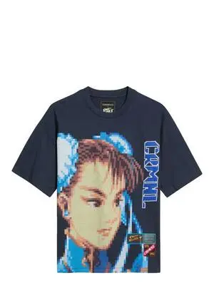 CRIMINAL DAMAGE Chun Li Graphic T-shirt - Black
