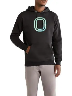 OVERTIME Graphic Fleece Hoodie - Black