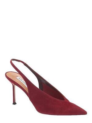 AQUAZZURA Voltaire Slingback Pump - Beetroot