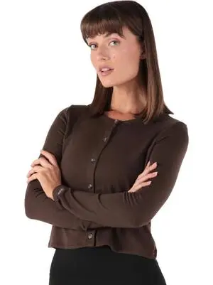 GLYDER GLYDER Dakota Cardigan Java