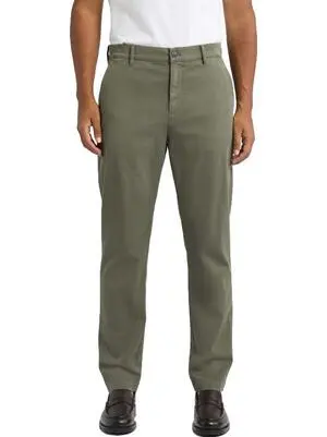 Canali Regular Fit Gabardine Chinos - Green
