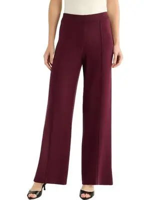 TAHARI ASL Tahari ASL Wide Leg Sweater Knit Pants