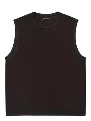 LADY WHITE CO. Boxy-fit Cotton Tank Top - Grey