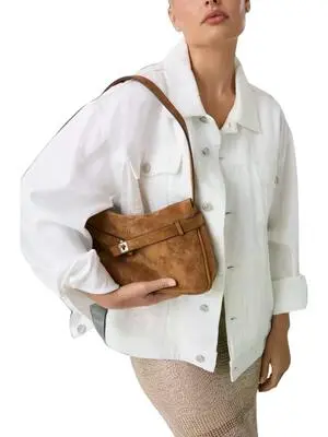 Guess Ella Shoulder Bag - Brown