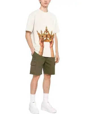 MELT Crown-print T-shirt - Neutrals