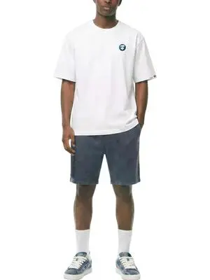 AAPE BY *A BATHING APE Moonface Logo-print T-shirt - White