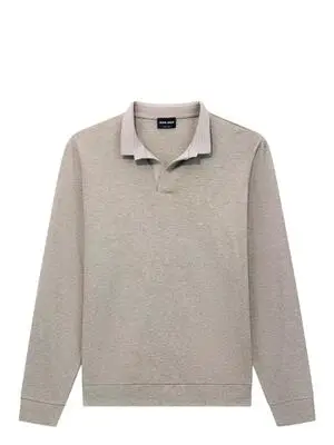GIORGIO ARMANI Giorgio Armani Long-Sleeve Sweater With Marl Effect Collar
