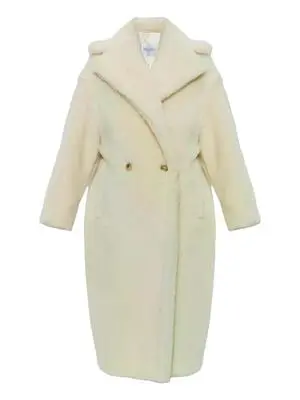 Max Mara Max Mara Tedgirl Double-Breasted Coat Neutrals