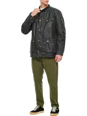 BARBOUR INTERNATIONAL Waxed Cotton Jacket - Green