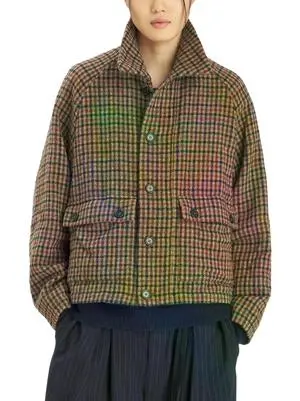 Barena Venezia Aria Checked Single-breasted Coat - Brown