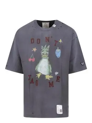 Mihara Yasuhiro Printed T-shirt "doodle - Black