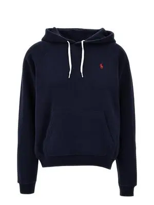 Polo Ralph Lauren Polo Ralph Lauren Hoodie With Embroidered Pony Logo Blue