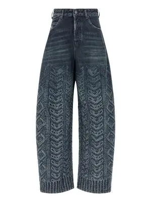 DIESEL® 1987 D-khelz-s2 Wide-leg Jeans - Blue