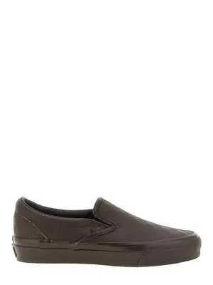 VANS Vans Premium Slip-On 98 Calfskin Leather Sneakers Brown