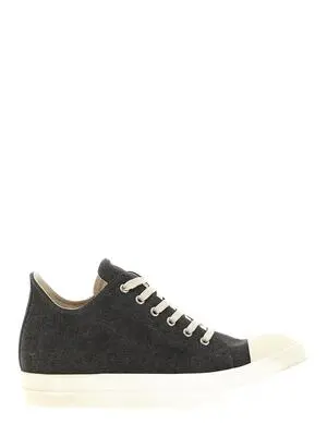 Rick Owens Low Sneaks' Sneakers - Gray