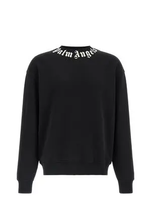 Palm Angels Logo Sweatshirt - Black