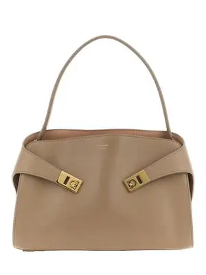 FERRAGAMO 'hug Soft (m)' Shoulder Bag Pink