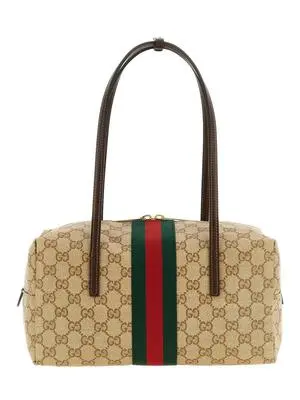 Gucci Gucci Melrose Medium Shoulder Bag Beige