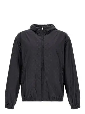 Gucci Gg Nylon Jacket - Black