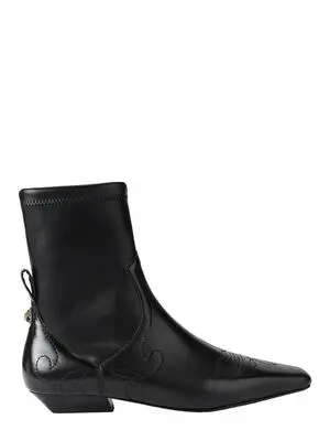 Kurt Geiger Leather Arizona Ankle Boots - Black