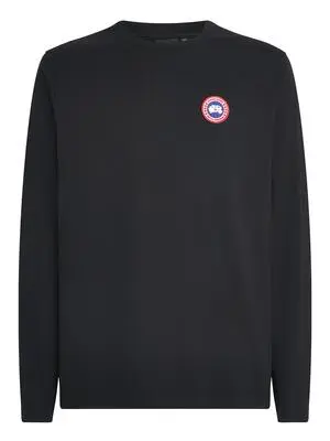 Canada Goose Organic Cotton Vantage Long-sleeve T-shirt Black