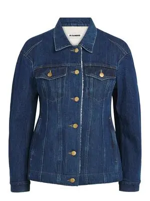 JIL SANDER Padded Denim Jacket - Blue