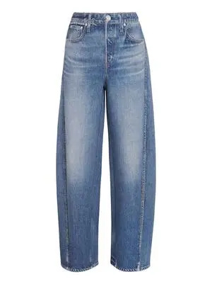 Rag & Bone Miramar Wide-leg Sweatpants - Blue