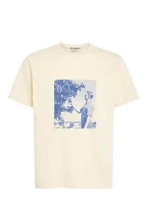 JW Anderson Cotton Picking Fruit T-shirt - Beige