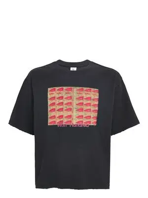 WON HUNDRED Oversized Houston Kisses T-shirt - Black