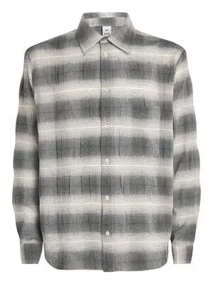 WON HUNDRED Check Pete Shirt - Black
