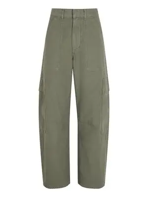 Citizens Of Humanity Cotton Patch-pocket Cargo Trousers - Green