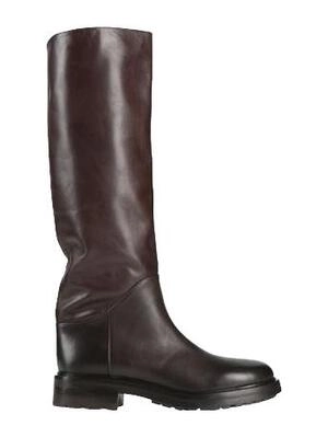 STRATEGIA Leather Boots - Brown