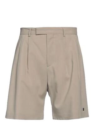 Amiri Wool & Nylon Shorts - Beige