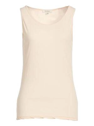 Crossley Sleeveless Jersey T-shirt - Cream