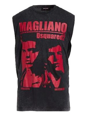 Dsquared2 Tank Top Size Cotton - Grey