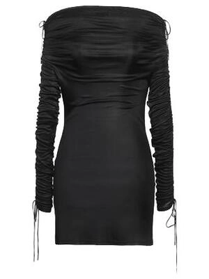 Atlein Mini Dress Size Viscose - Black